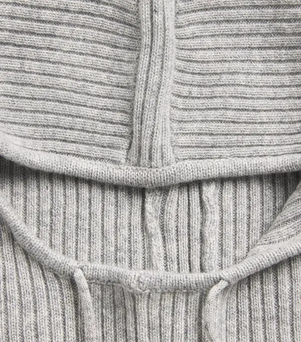 YVES SALOMON Cashmere Ribbed Balaclava
