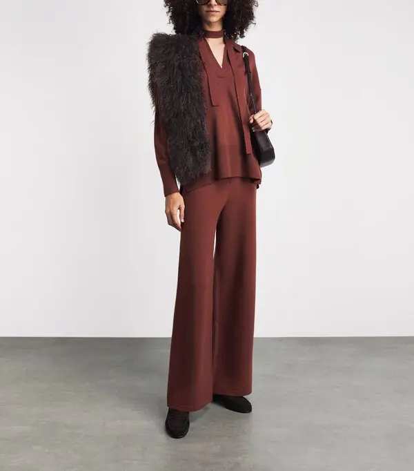 YVES SALOMON Lamb Fur Scarf