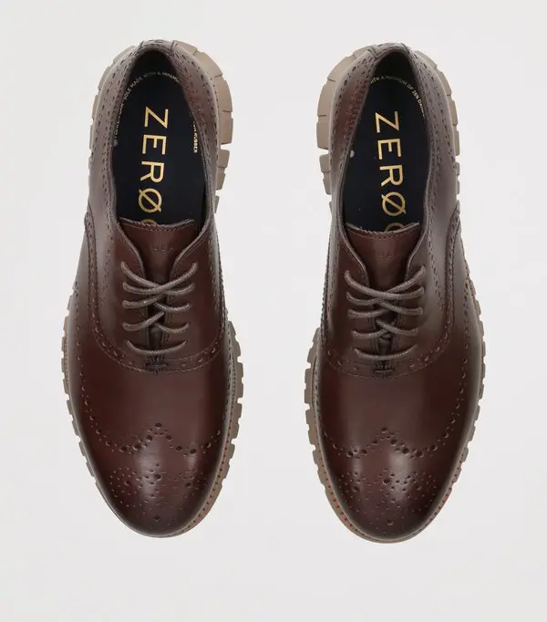 Cole Haan Leather Zerøgrand Remastered Wingtip Oxford Shoes