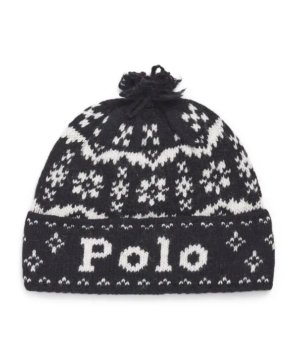 Polo Ralph Lauren Wool Polo Beanie - Black