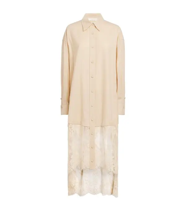 Zimmermann Wool Valiant Lace Shirt