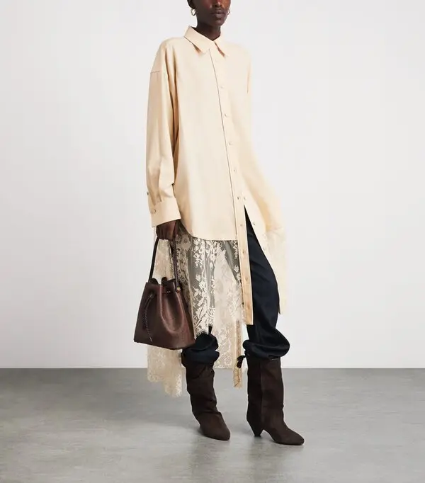 Zimmermann Wool Valiant Lace Shirt