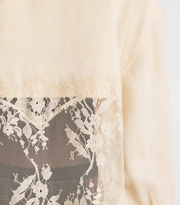 Zimmermann Wool Valiant Lace Shirt