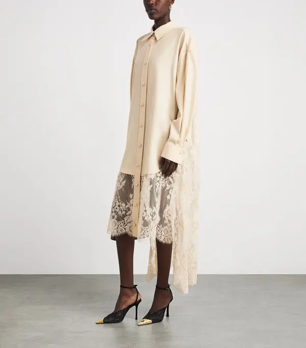 Zimmermann Wool Valiant Lace Shirt