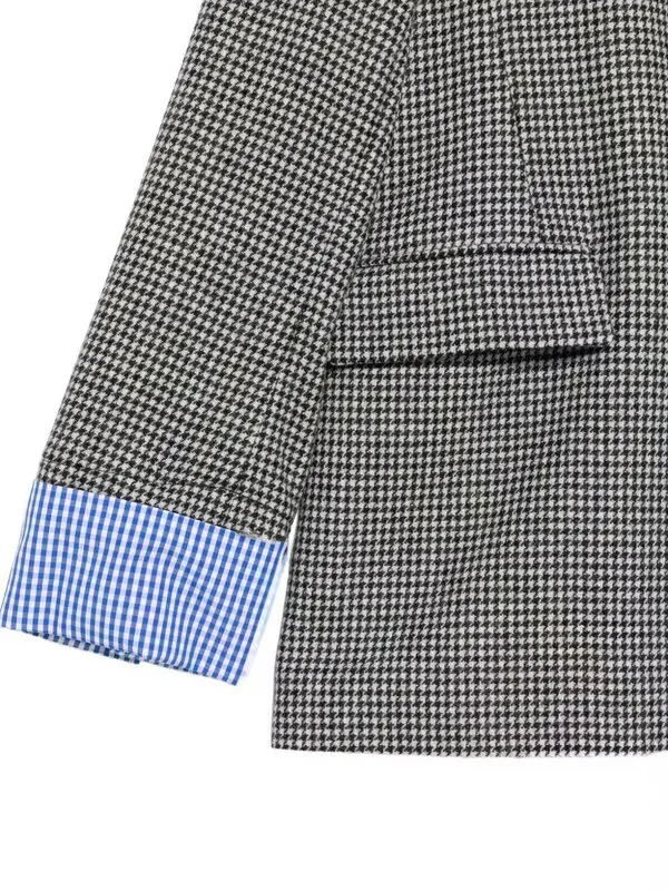 MAISON JEJIA Birkin Houndstooth-patterned Blazer