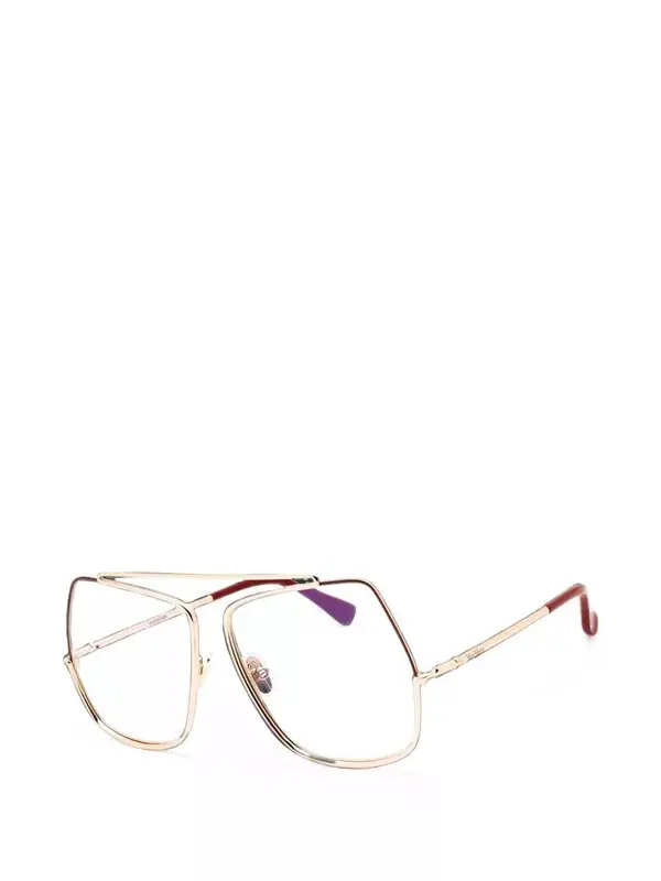 Max Mara Oversized Geometric-frame Glasses