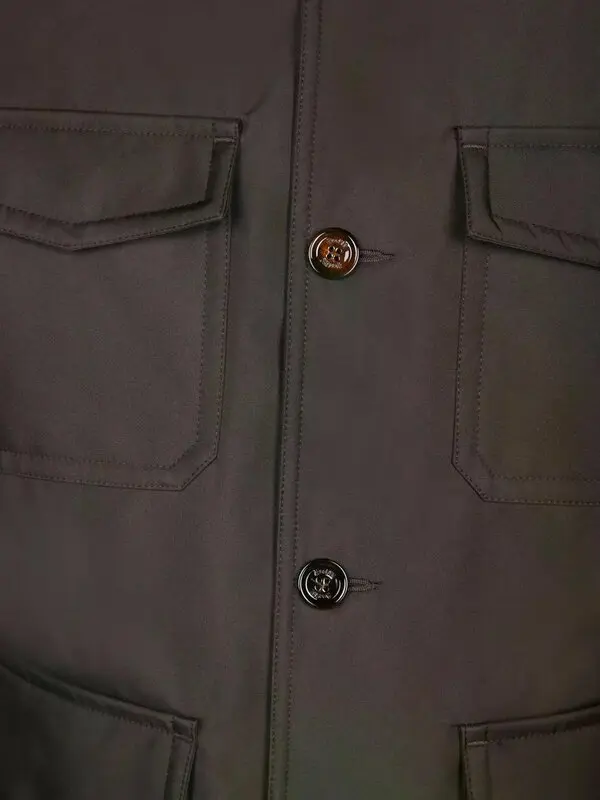 MOORER Hooded Multi-pocket Jacket