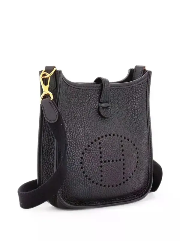 Hermès Evelyne Bag Gen Iii Clemence Tpm Crossbody Bag - Black