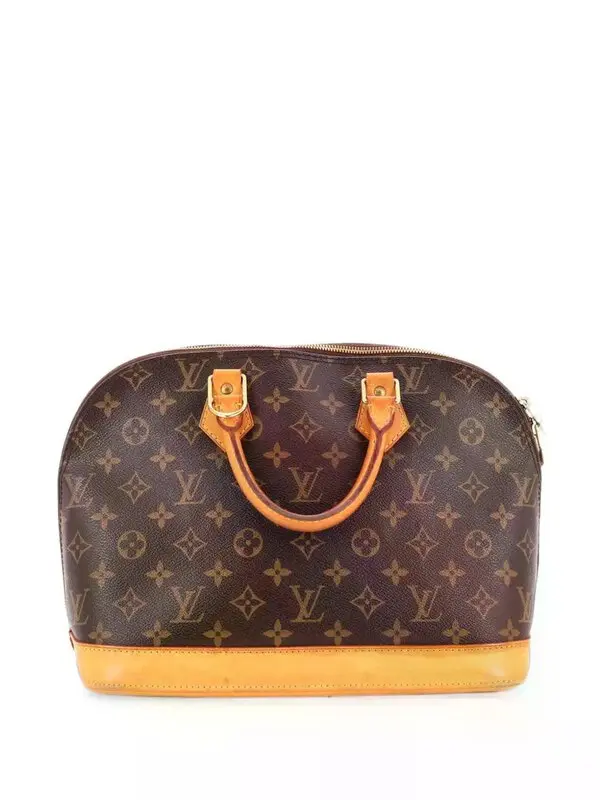 LOUIS VUITTON Vintage Alma Handbag Monogram Canvas Pm Satchel