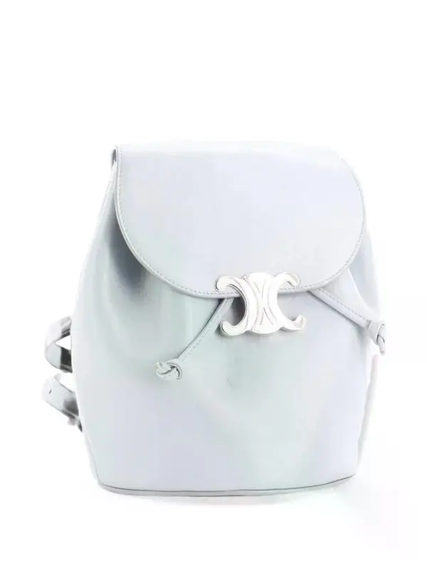 Celine Bonnie Leather Backpack - Blue
