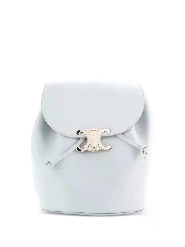 Celine Bonnie Leather Backpack - Blue
