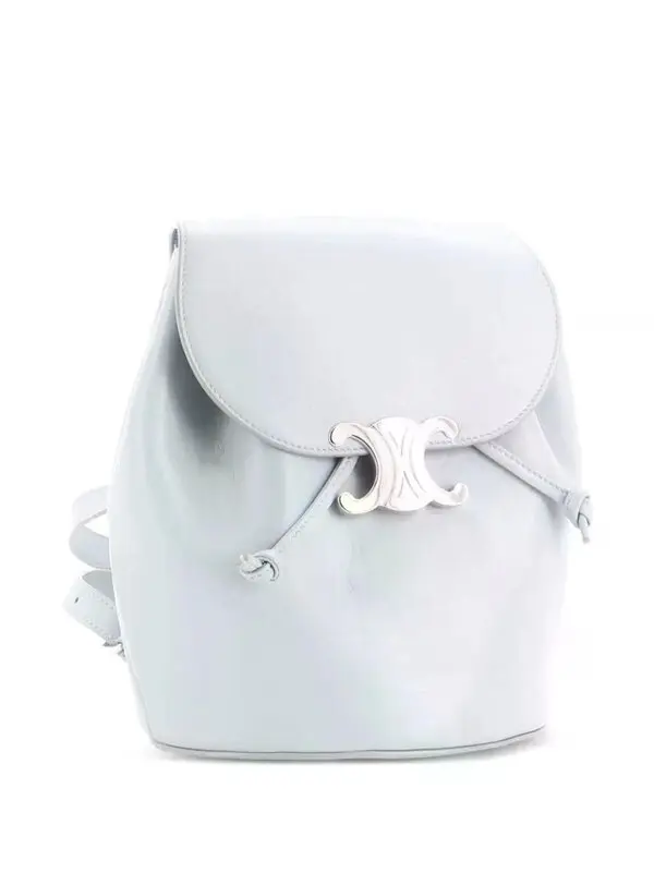 Celine Bonnie Leather Backpack - Blue