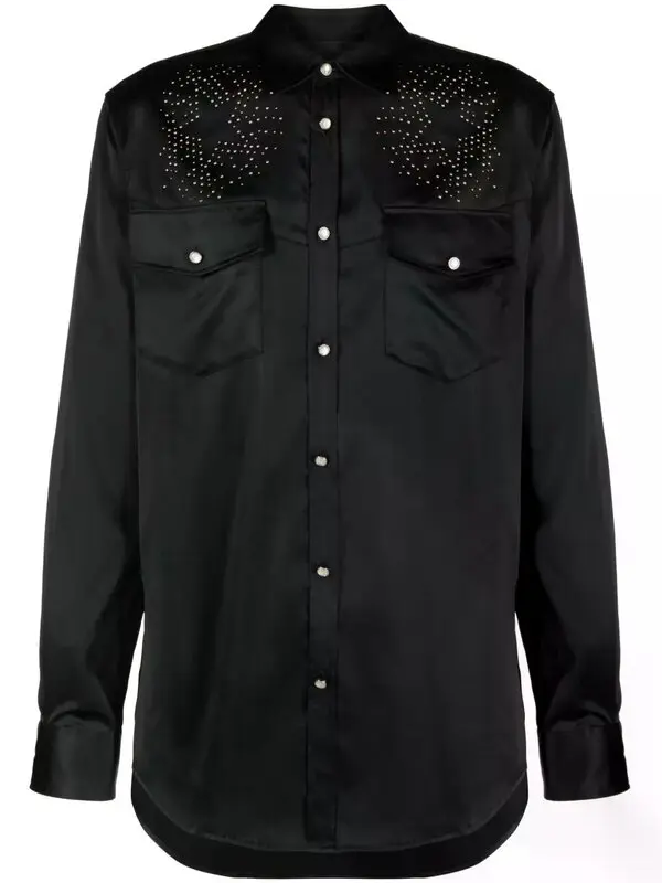 Dsquared2 Micro-stud Embellished Shirt