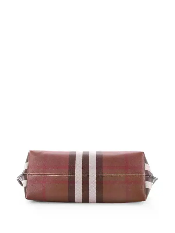 Burberry Soft Check E-canvas Medium Tote Bag