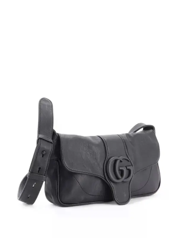 Gucci Monochrome Aphrodite Leather Small Shoulder Bag