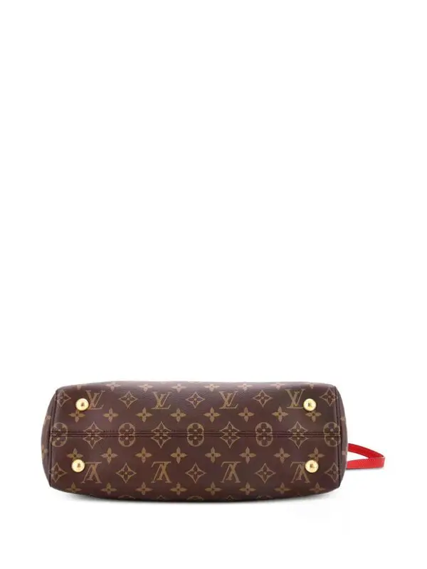 LOUIS VUITTON Venus Handbag Monogram Canvas And Leather Satchel - Red