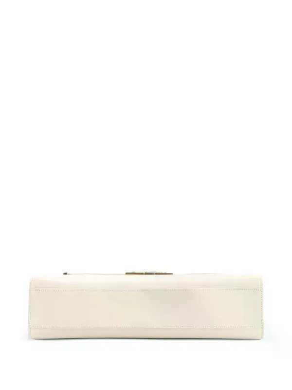 Saint Laurent Manhattan Leather Medium Shoulder Bag - Neutrals