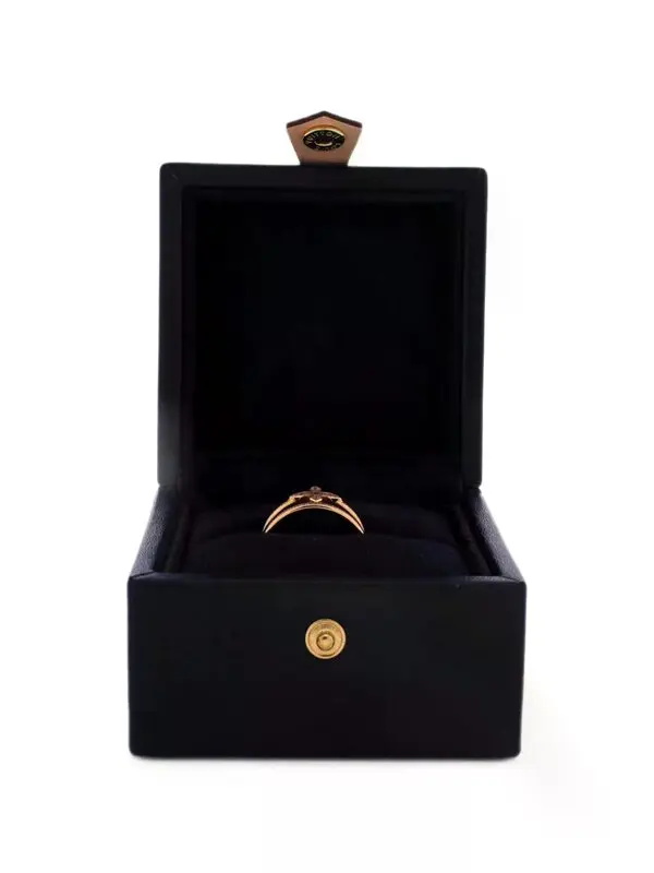 LOUIS VUITTON Idylle Blossom Two-row 18k Rose Gold And Diamonds Ring