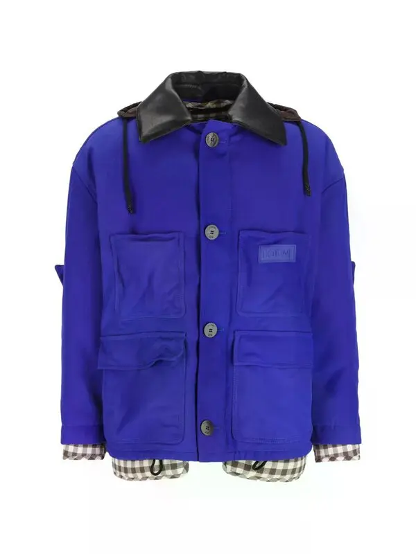 Loewe Logo-patch Contrast-trim Jacket