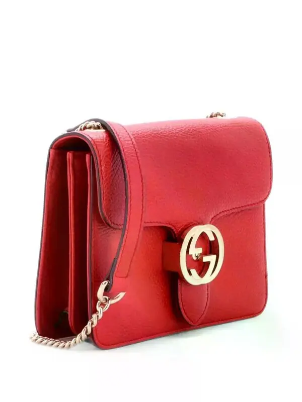 Gucci Interlocking Leather Small Shoulder Bag