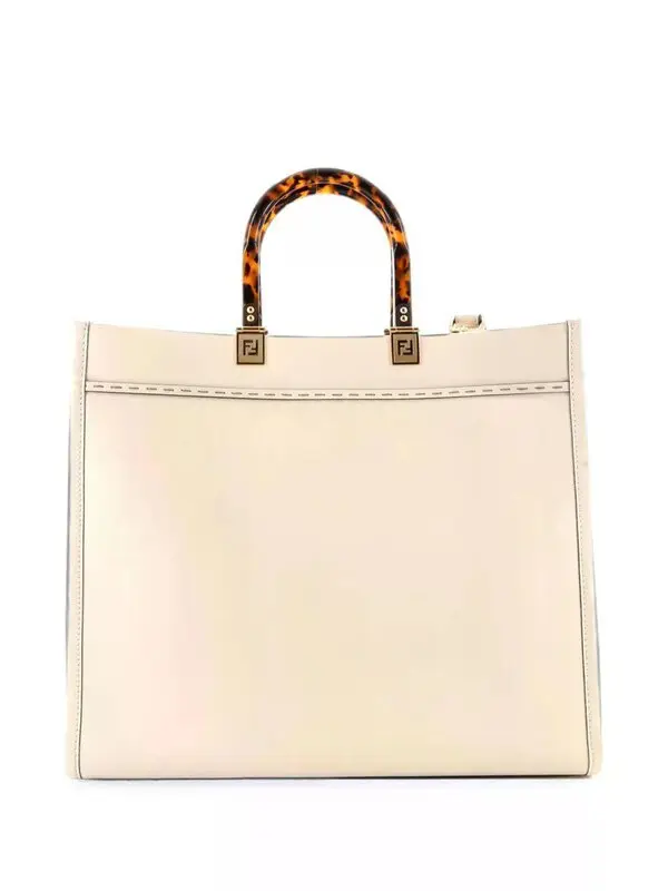 Fendi Sunshine Shopper Leather Medium Tote Bag