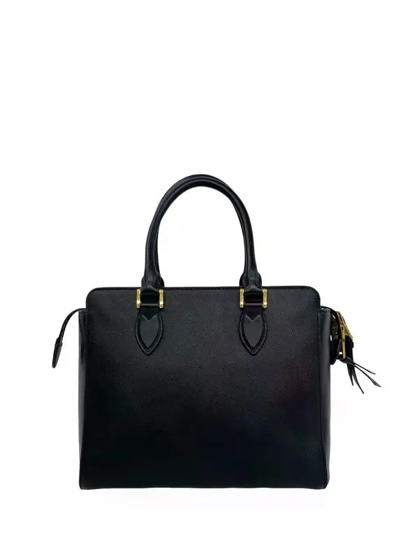 Prada 2010-2026 Saffiano And Soft Calf Satchel