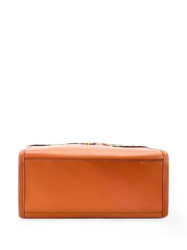 Fendi Sunshine Shopper Leather Small Tote Bag