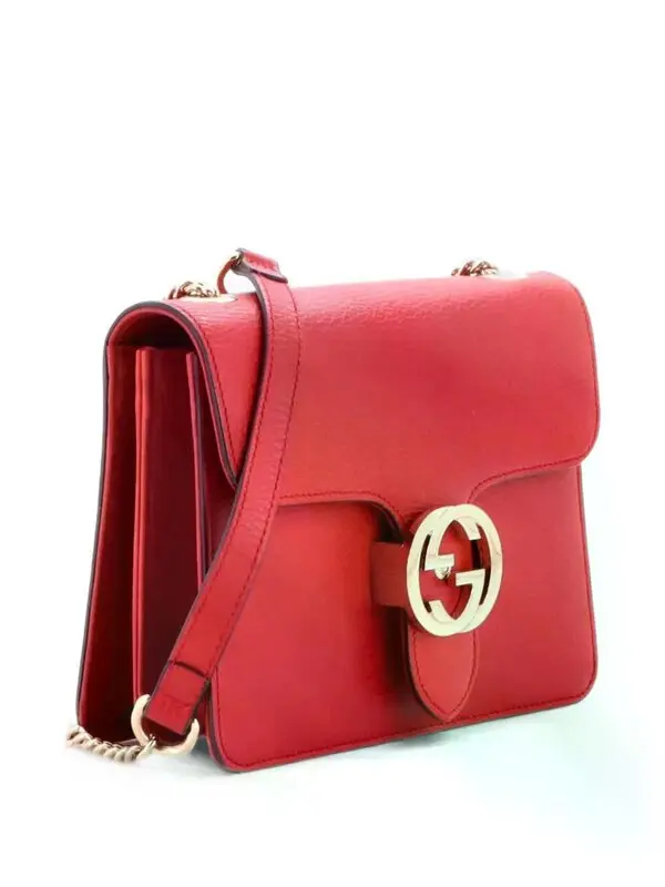 Gucci Interlocking Leather Small Shoulder Bag