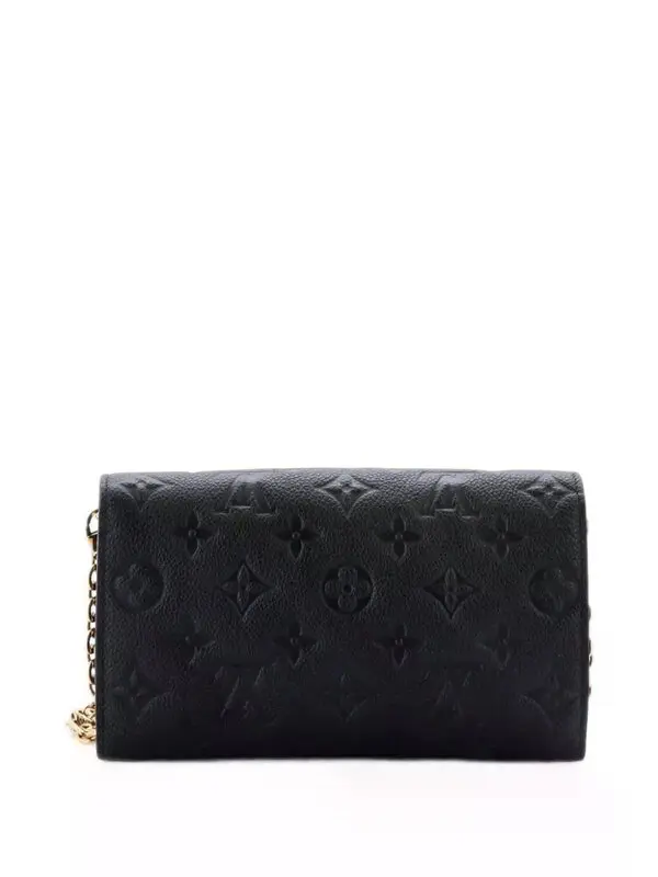 LOUIS VUITTON Vavin Chain Wallet Monogram Empreinte Leather Clutch Bag