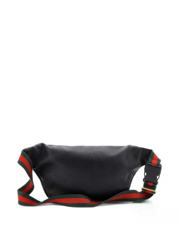 Gucci Logo Printed Leather Medium Belt Bag