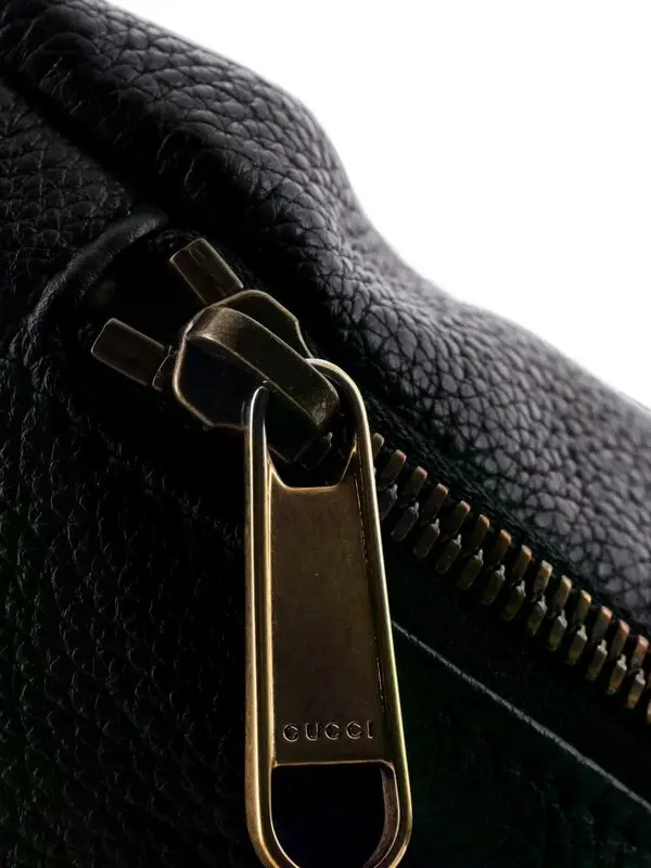 Gucci Logo Printed Leather Medium Belt Bag