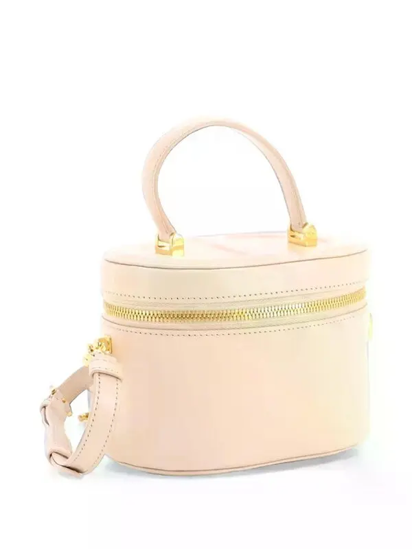 Dior Cd Signature Vanity Case Leather Small Satchel