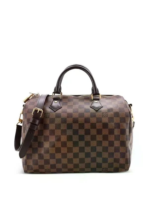 LOUIS VUITTON Speedy Bandouliere Bag Damier 30 Shoulder Bag - Brown