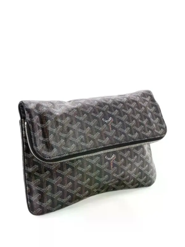 Goyard Saint Marie Coated Canvas Clutch Bag