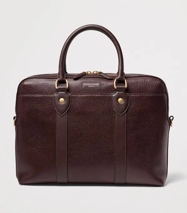 ASPINAL OF LONDON Leather The Hudson Briefcase