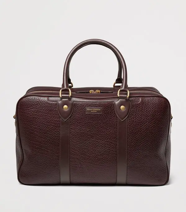 ASPINAL OF LONDON Grained Leather 36-hour Holdall