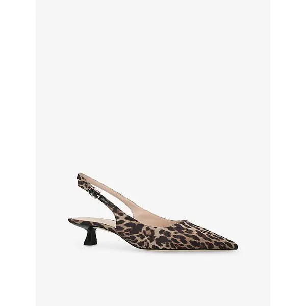 STUART WEITZMAN Sculpt 35 Fabric Slingback Courts