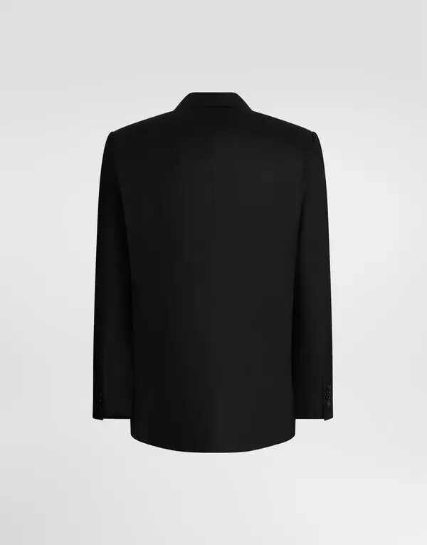 Dolce & Gabbana Martini Light Single-breasted Flannel Jacket Suits And Blazers