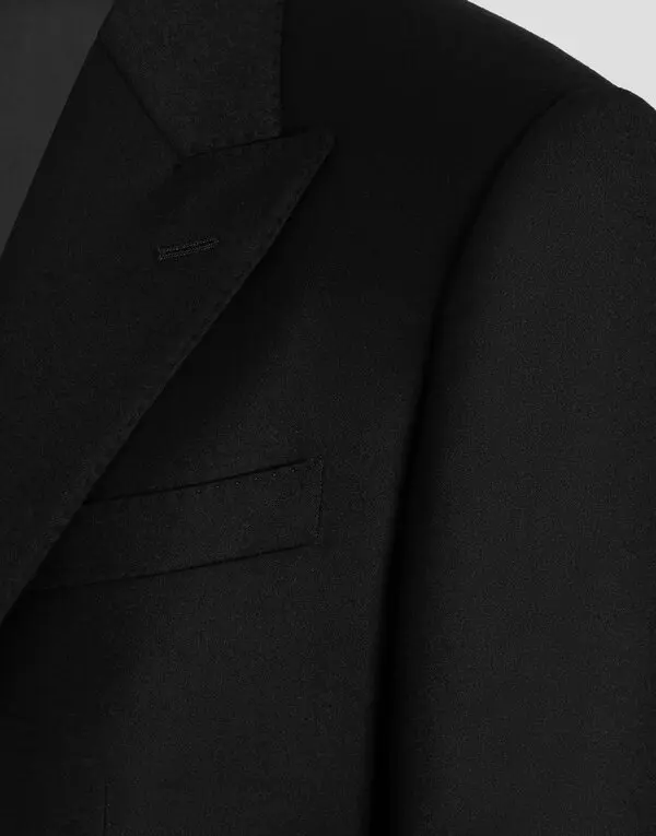 Dolce & Gabbana Martini Light Single-breasted Flannel Jacket Suits And Blazers