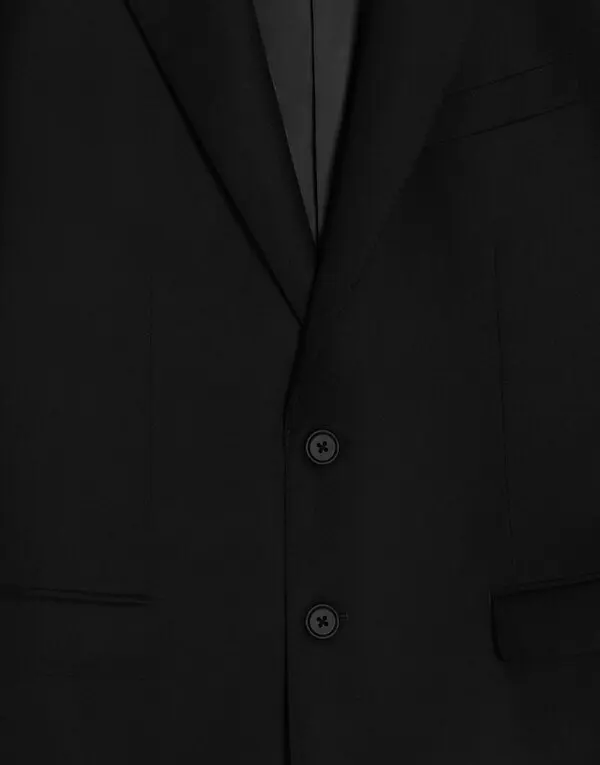 Dolce & Gabbana Martini Light Single-breasted Flannel Jacket Suits And Blazers
