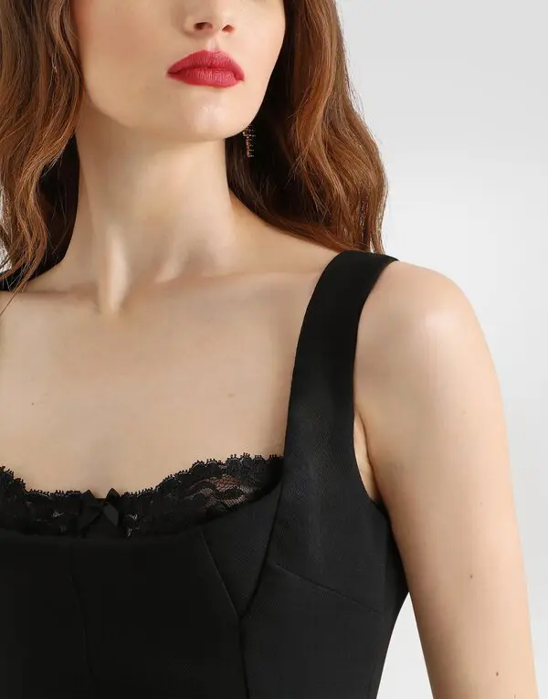 Dolce & Gabbana Double Wool Crêpe Dress Collection