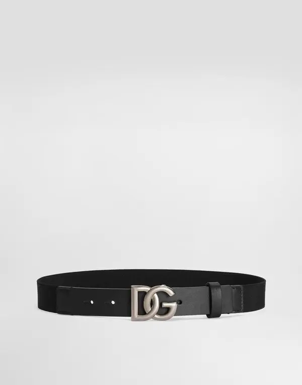 Dolce & Gabbana Calfskin Belt With Logo Accessories