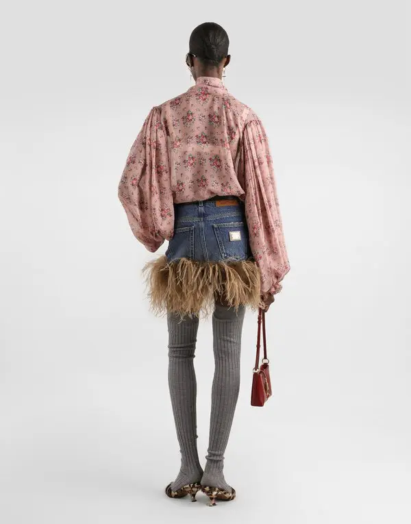 Dolce & Gabbana Denim Skirt Denim And Jeans Multi-colored