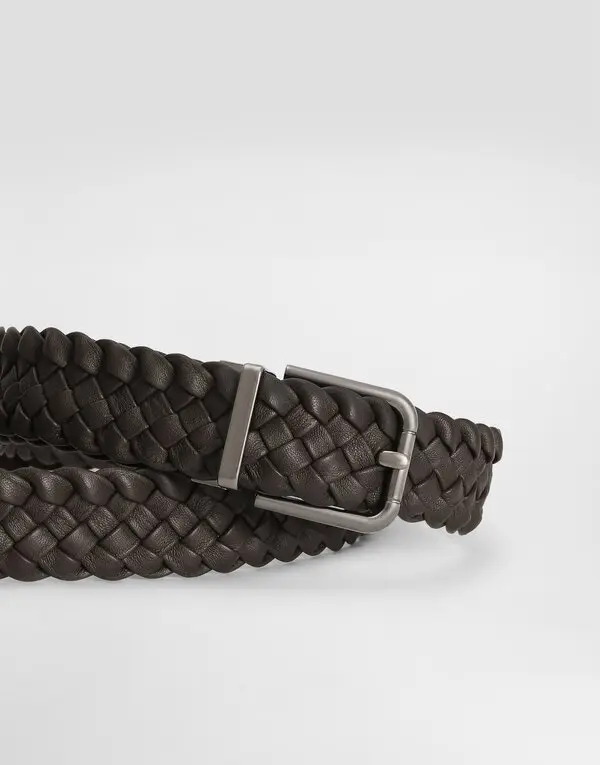 Dolce & Gabbana Woven Goatskin Belt Belts