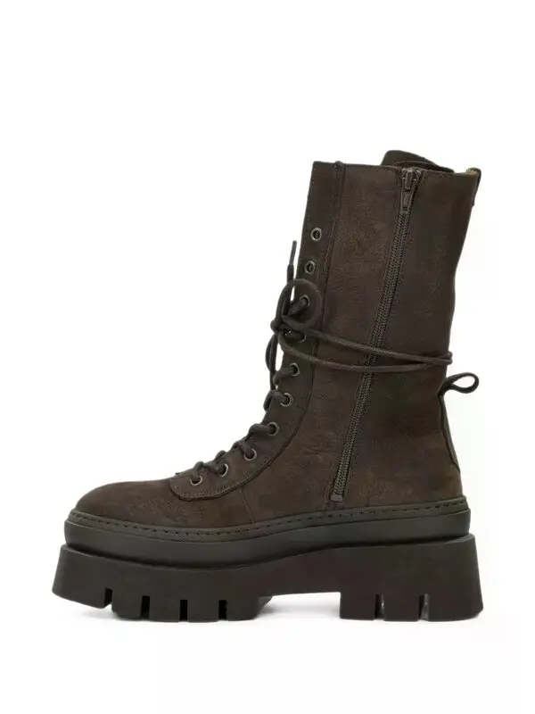 SUMMERY COPENHAGEN Lace-up Platform Boots