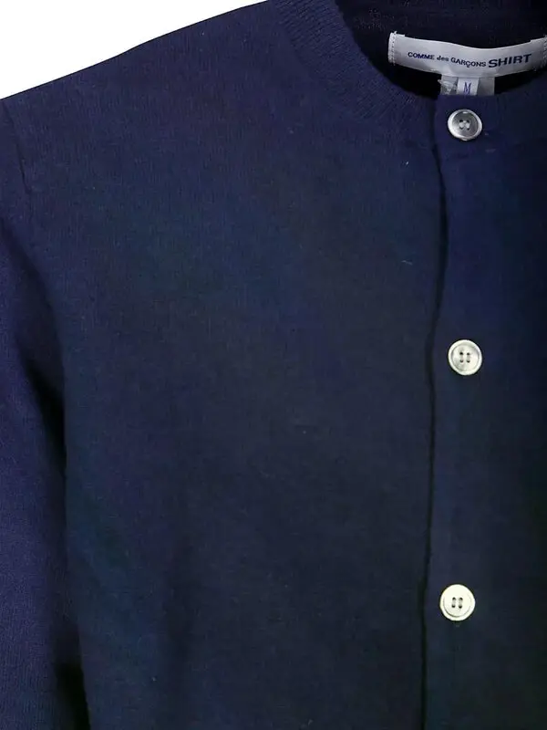 Comme Des Garçons Button-up Wool Cardigan