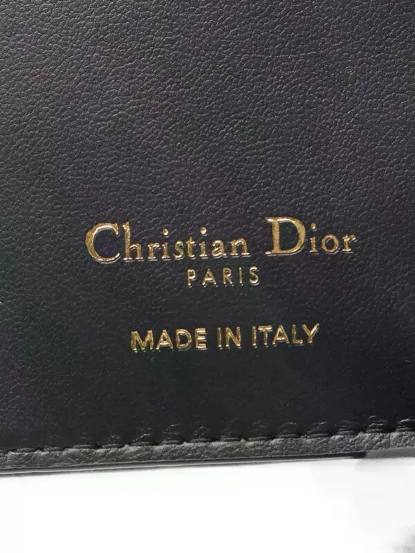 Dior 2010s 30 Montaigne Oblique Jacquard Passport Holder
