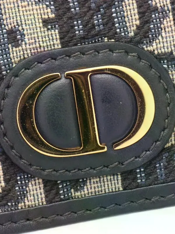 Dior 2010s 30 Montaigne Oblique Jacquard Passport Holder