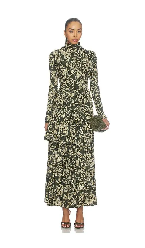 Ulla Johnson Katy Draped Jersey Dress In . Also