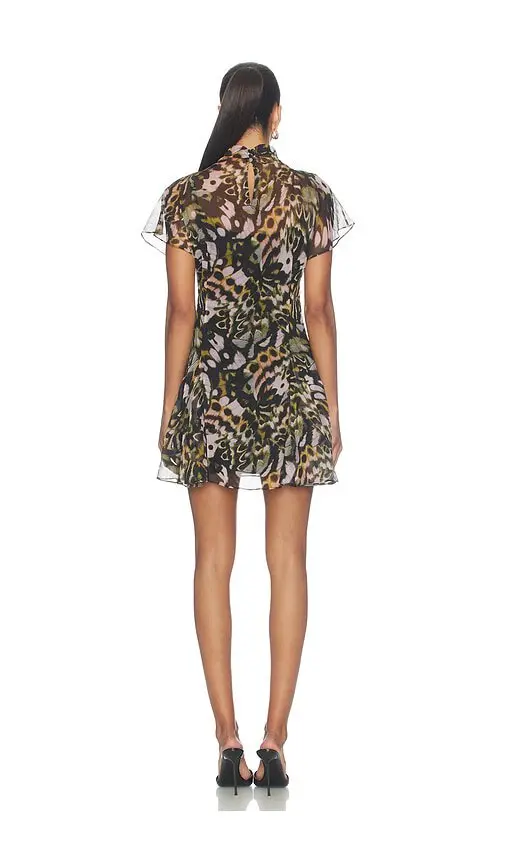 AMUR Evelyn Layered Dress In . Also